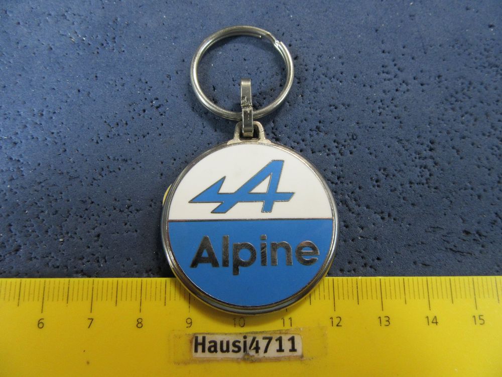 KEY-RING SCHLÜSSEL-ANHÄNGER ALPINE LOGO RENAULT ENAMEL GEPRÄ | Kaufen ...