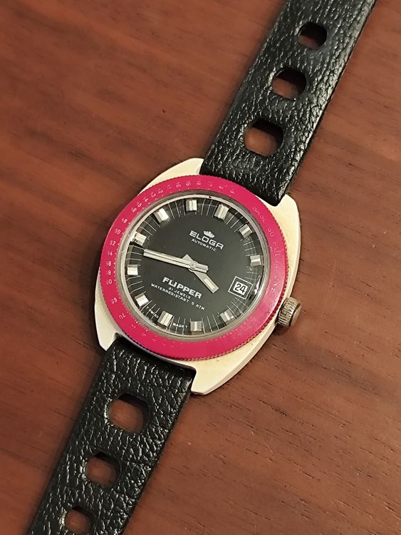 ELOGA Flipper Automatic + Original Tropic Sport Bracelet ⌚ (Gebraucht ...