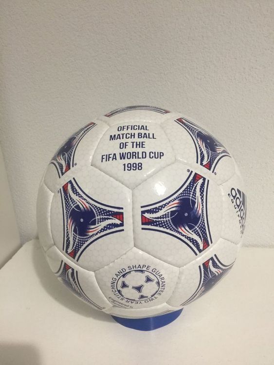 World Cup 1998 Fussball Ball Ballon Palla Tricolore Gr. 5 | Kaufen auf ...