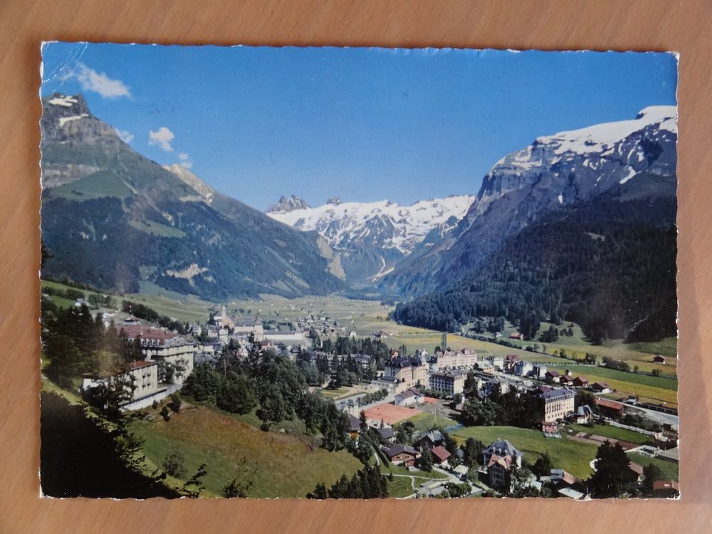 Engelberg mit Hahnen und Titlis - 1971 | Kaufen auf Ricardo
