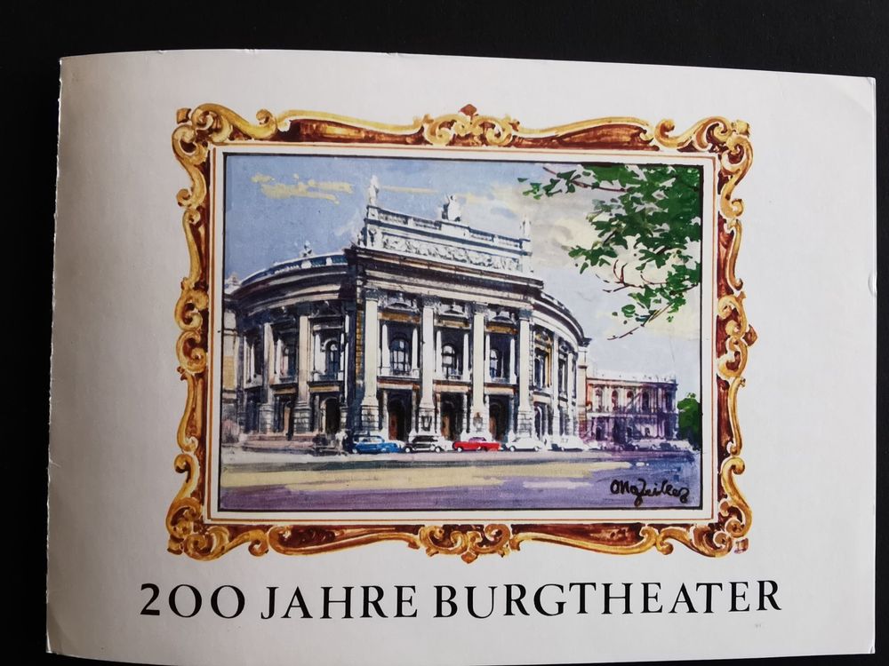 Ersttagsbrief Burgtheater Wien 1976, 200 Jahre Autogrtamm (Gebraucht) in Rheineck für CHF 7 ...