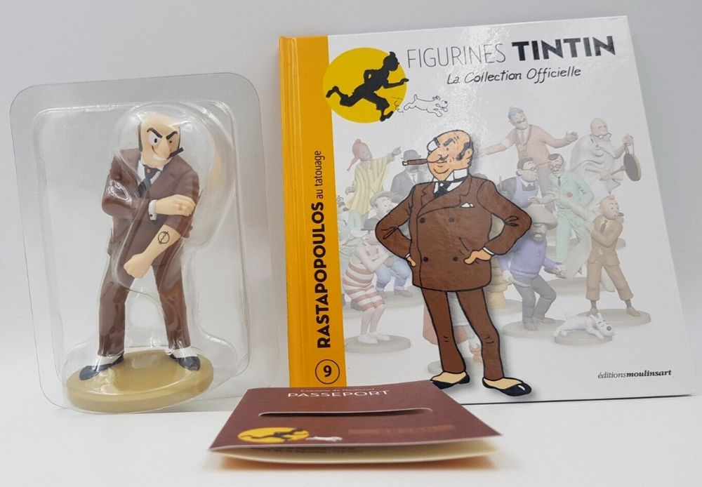 Hergé - Figurine Tintin 09 - Rastapopoulos au tatouage (Gebraucht) in ...