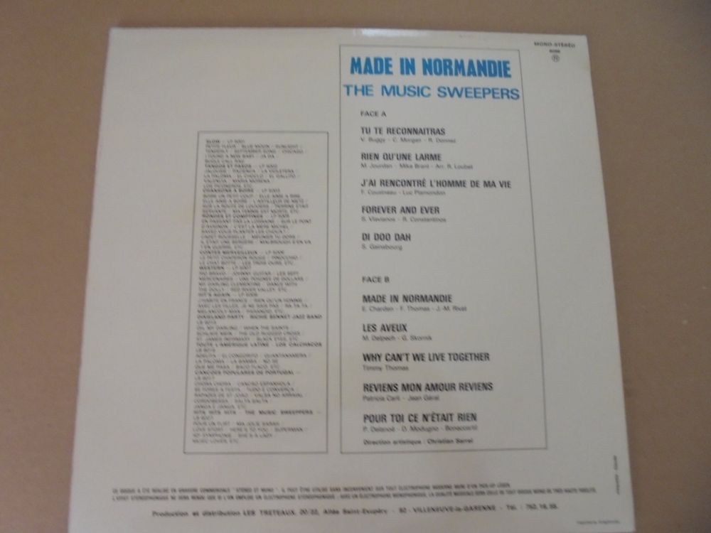 The Music Sweepers " Made in Normandie " 1 de Gainsbourg LP | Kaufen ...