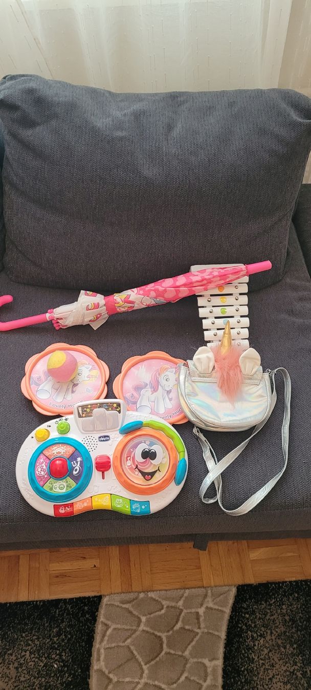 Lot enfant LICORN parapluie, sac, piano Chicco - Fille (Neuf (Voir ...