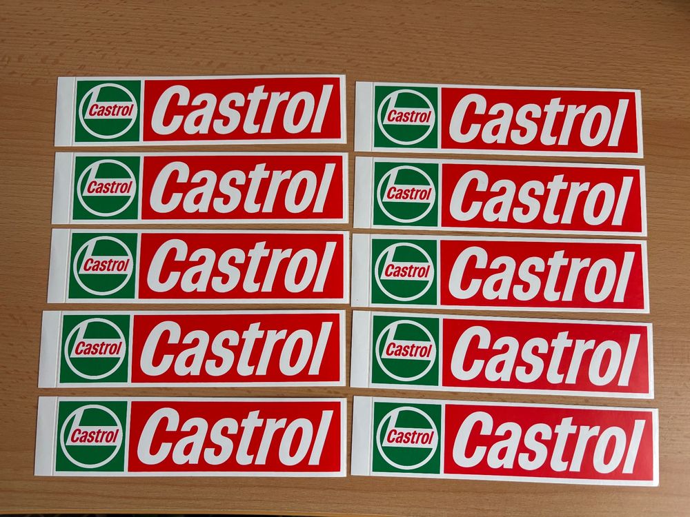 CASTROL Aufkleber / Sticker 10 Stück (Gebraucht) in Wil SG für CHF 9 ...