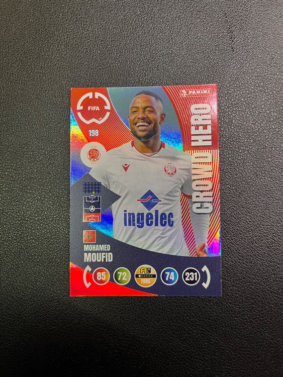 Panini Club World Cup 2025 Mohamed Moufid 198 (Neu (gemäss Beschreibung ...