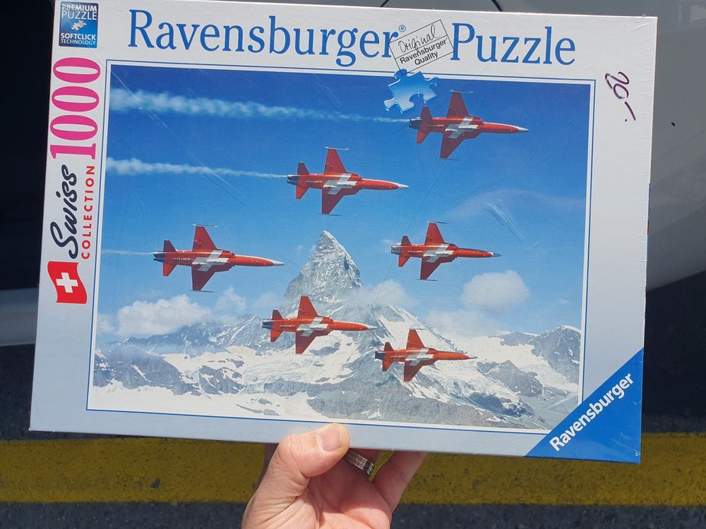 Ravensburger Puzzle 1000 swiss 889730 Patrouille suisse (Neu und originalverpackt) in Zürich für ...