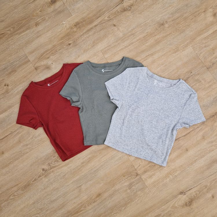 3er Set FSB SISTER Crop T-Shirts Gr. S Damen (Neu (gemäss Beschreibung ...