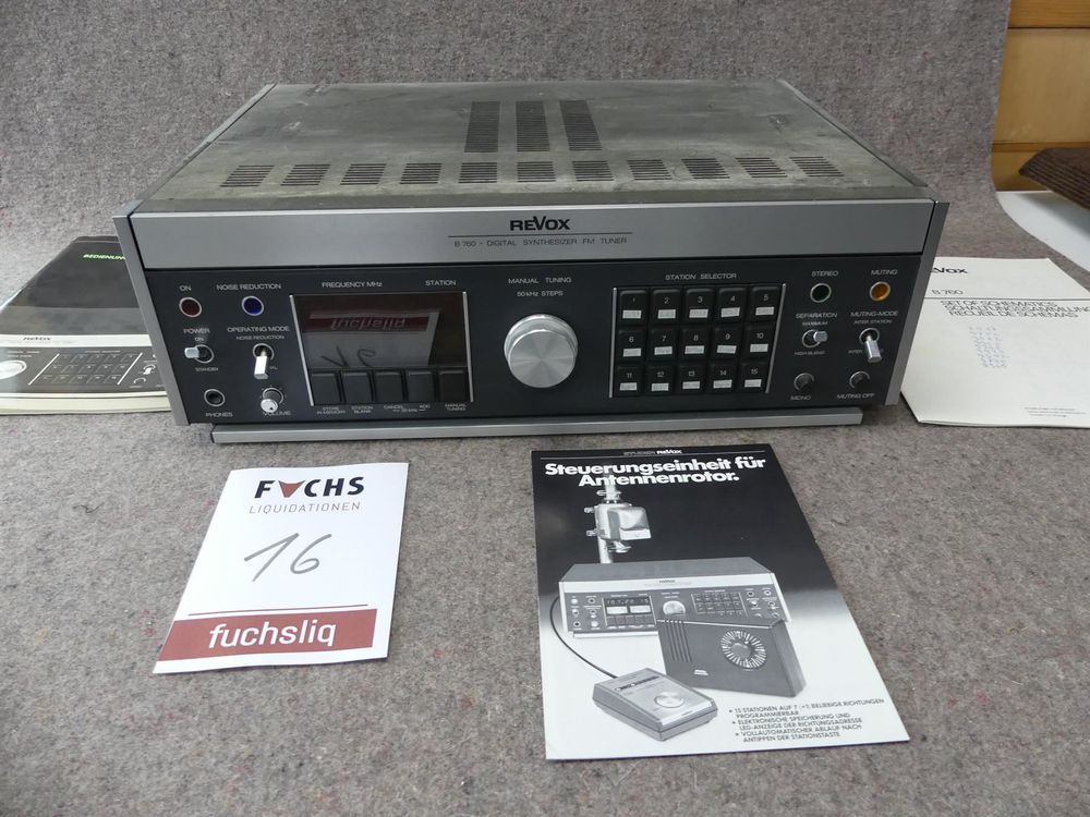 16) Revox B760 Tuner | Kaufen auf Ricardo