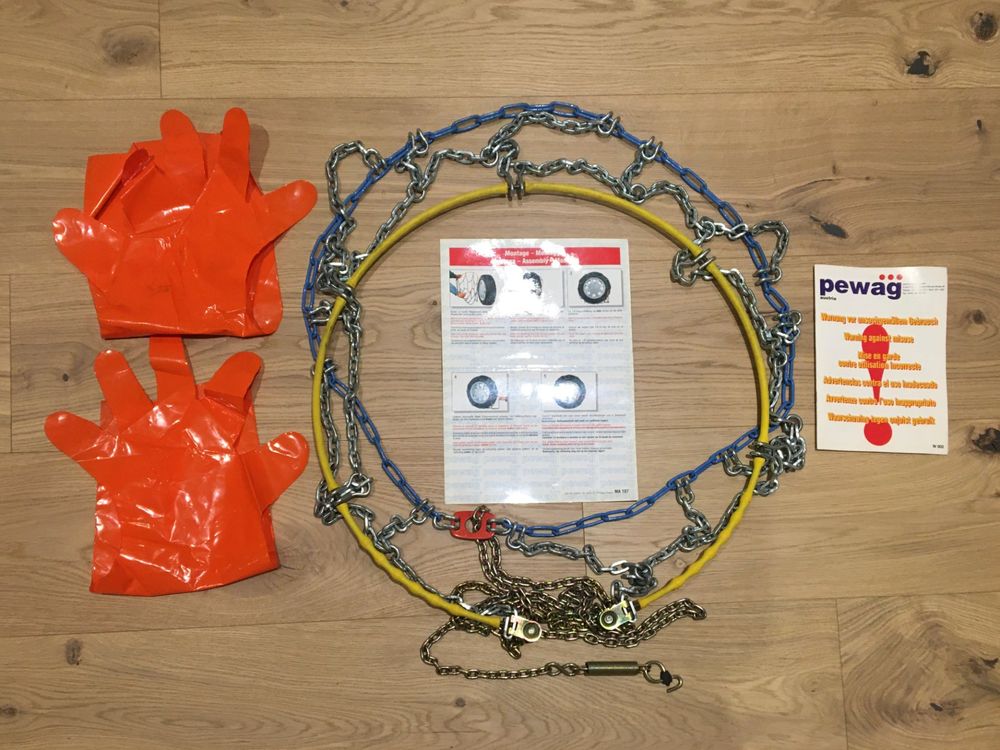 1 Paar neue Pewag Ring Schneeketten 13, 14, 15 Zoll | Kaufen auf Ricardo