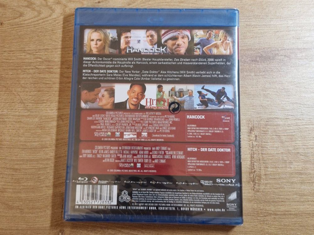 Hancock / Hitch - Der Date Doktor NEU OVP Bluray (Neu und ...
