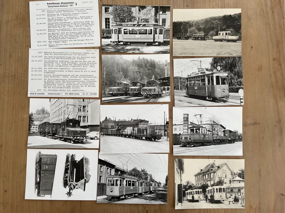 AK-Serie Reproduktion Schaffhauser Strassenbahn, 10 AK | Kaufen auf Ricardo