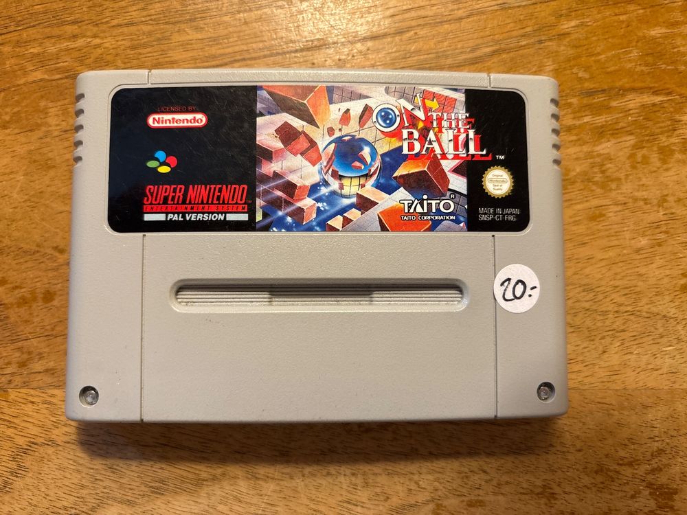ON THE BALL - Super Nintendo SNES (Gebraucht) in Zürich für CHF 20 ...