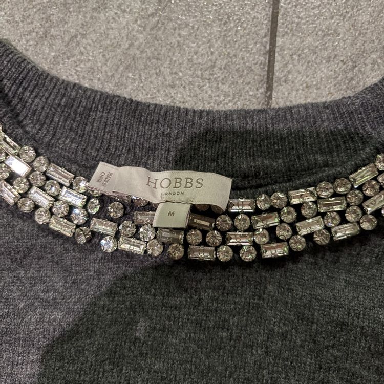 HOBBS Sherry Jumper With Cashmere M parfait était (Neu (gemäss ...