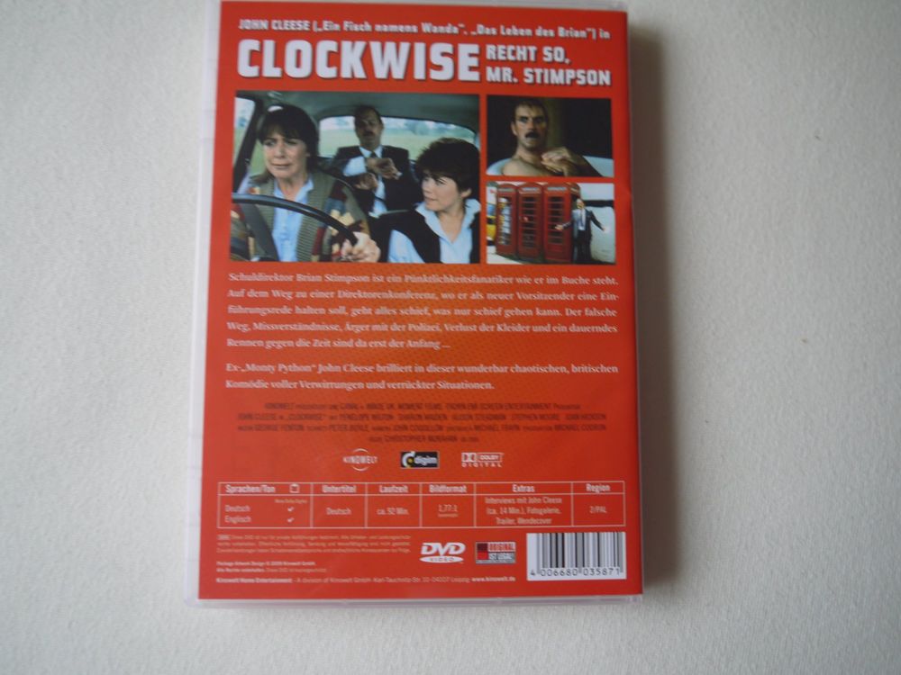 CLOCKWISE- - Recht so Mr. Stimpson(1986)-John Cleese (Gebraucht) in Hagendorn für CHF 4.9 – mit ...