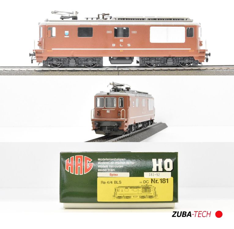 HAG 181 E-Lok Re 4/4 BLS Spiez H0 GS Analog mit OVP (Gebraucht) in für ...