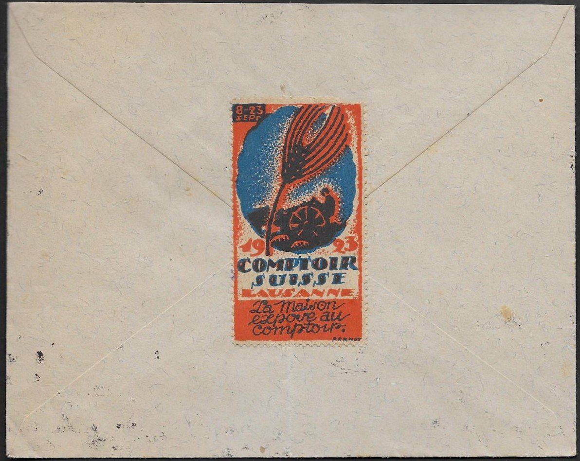 1924 Brief o AMBULANT sauber Mehrfachfrankat. J25 4x ab 1.- (Gebraucht ...
