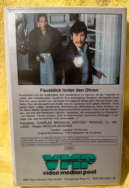 Charles Bronson - Faustdick hinter den Ohren VHS VMP (Gebraucht) in ...