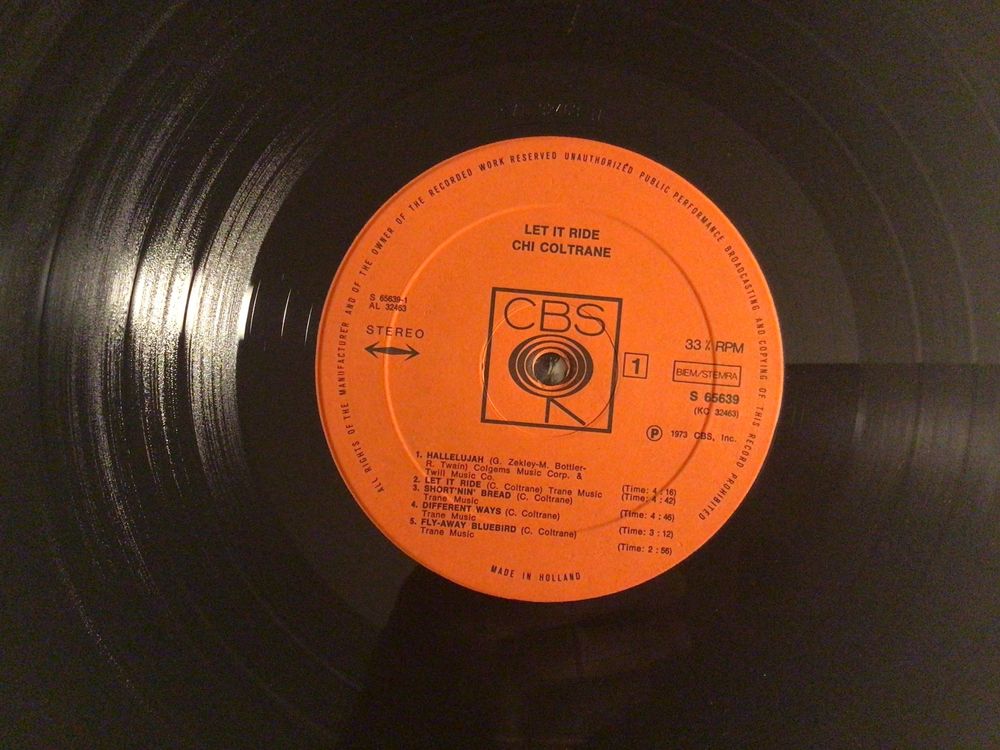 CHI COLTRANE, Let it Ride, LP, 1973 (Gebraucht) in Steinach für CHF 6 ...