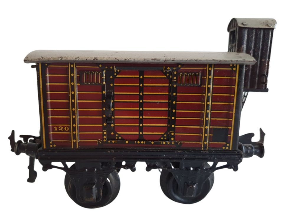 Bing Gedeckter Güterwagen mit Bremserhaus | Kaufen auf Ricardo