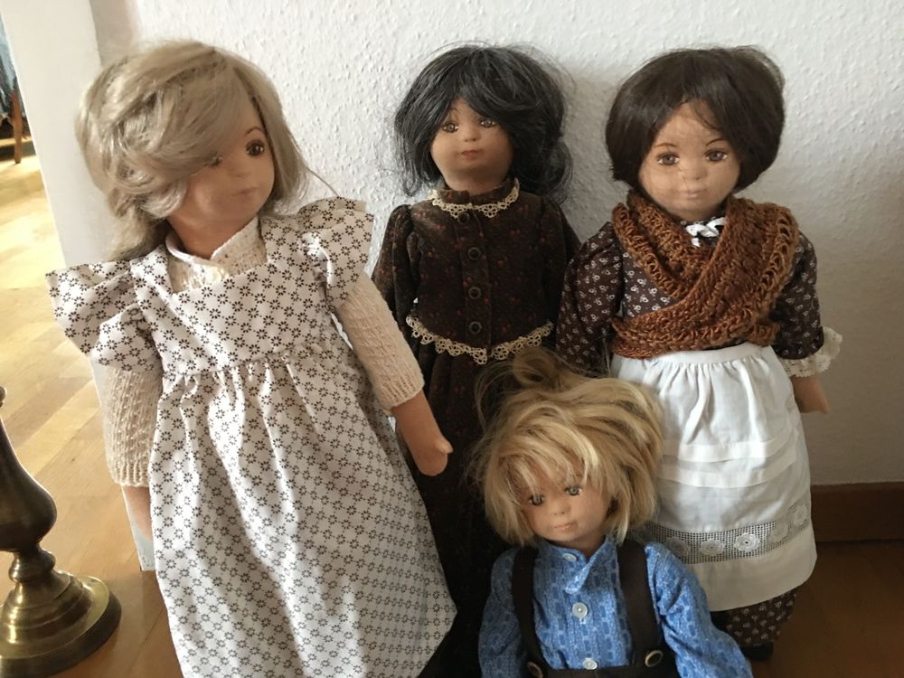 4 Künstlerpuppen von Bernadette Hertli (Gebraucht) in Richterswil für ...