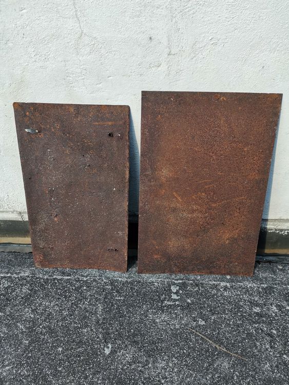 Rostblech, Metallplatte Rost, Blech mit Patina, Eisenplatte (Gebraucht ...