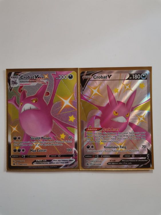 Crobat V/Vmax Full Art Shiny Black Star Promo | Kaufen auf Ricardo