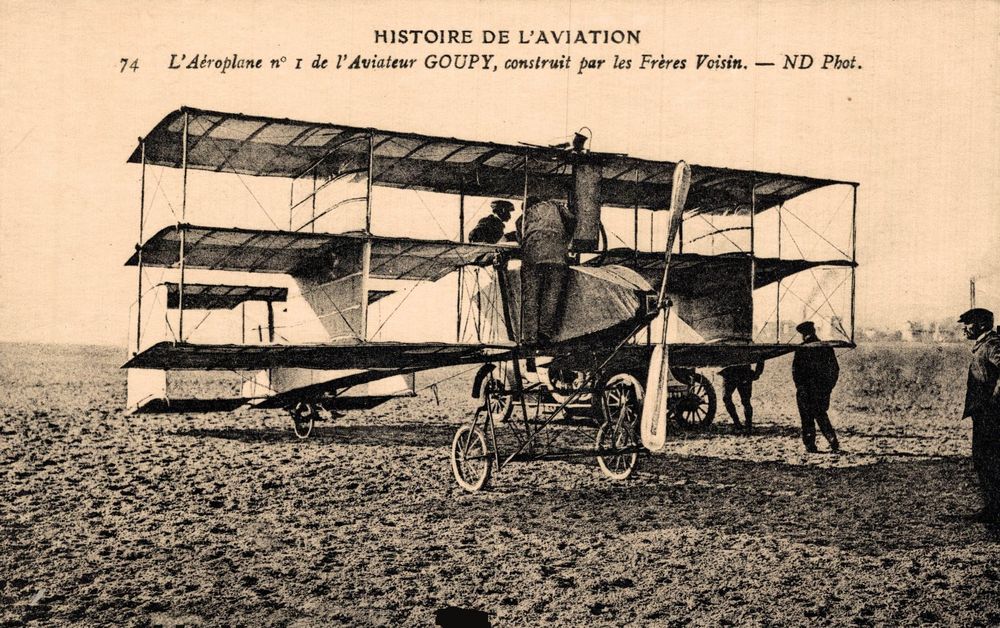 Histoire de l'Aviation. Aéroplane de l'Aviateur Goupy (Gebraucht) in ...