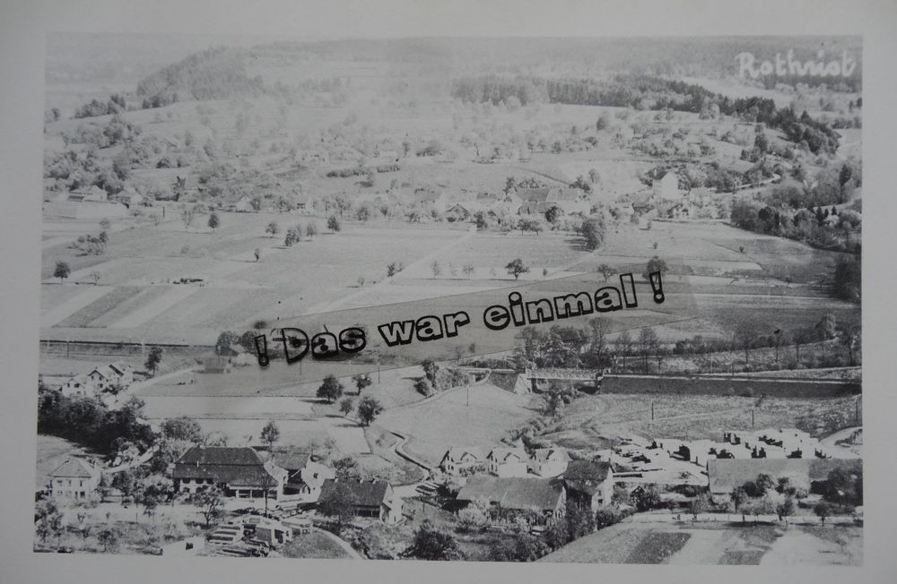 Aargau Rothrist Flugaufnahme anno dazumal (Gebraucht) in Safnern für CHF 5 – mit Lieferung auf ...