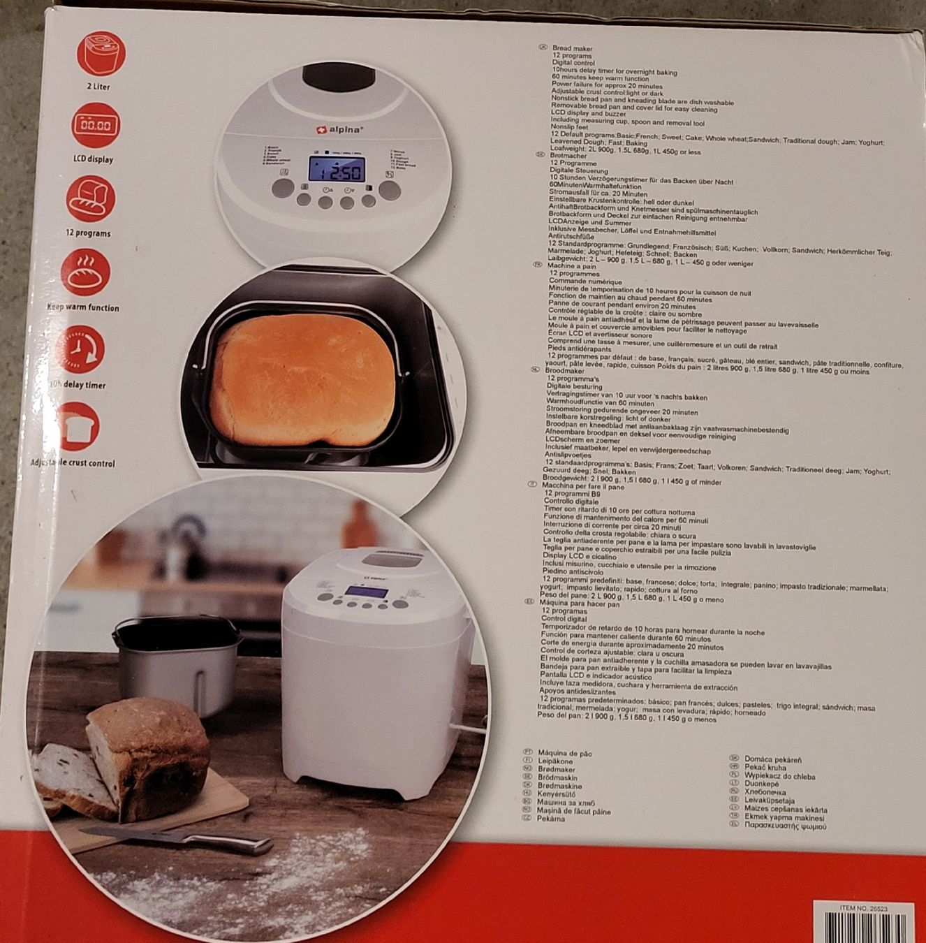 Brotbackautomat - Küchengerät. frischgebackenes Brot im Nu! (Neu und ...