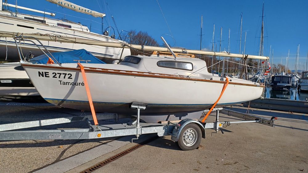 Edel II, Segelb. 5,6m, mit Wasserplatz im NE-See bis 12.2024 (Gebraucht ...