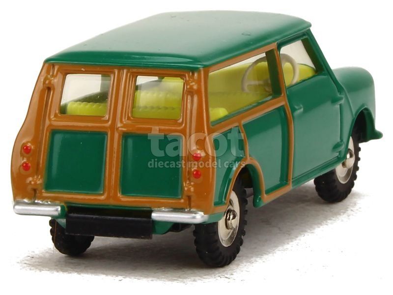 Morris Mini Traveller 1960-1967 RHD dunkelgrün / Holz 1:43 (Neu und ...