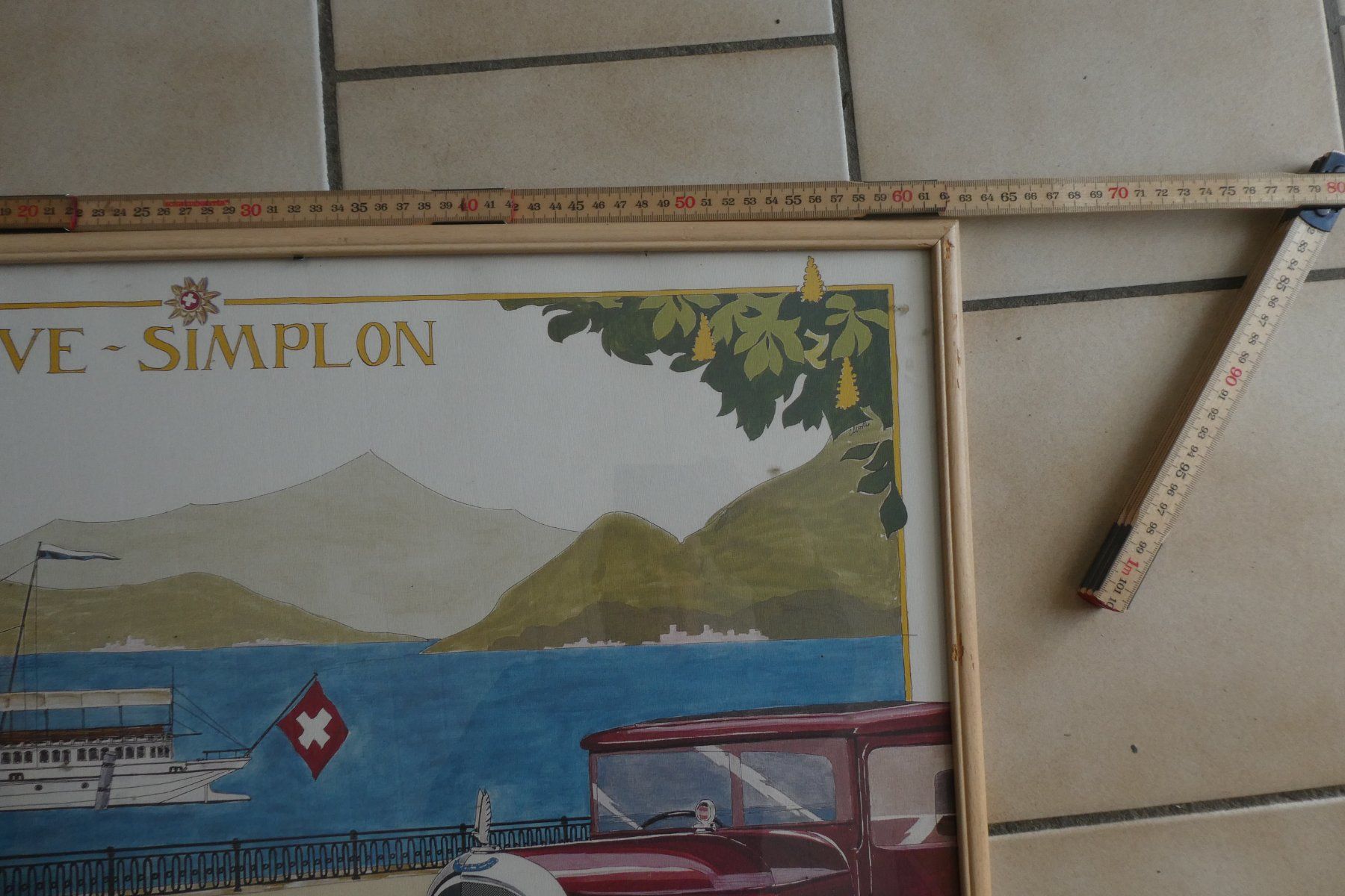 Affiche cours auto Genève -simplon 1999 (D'occasion) à Fontaines NE ...