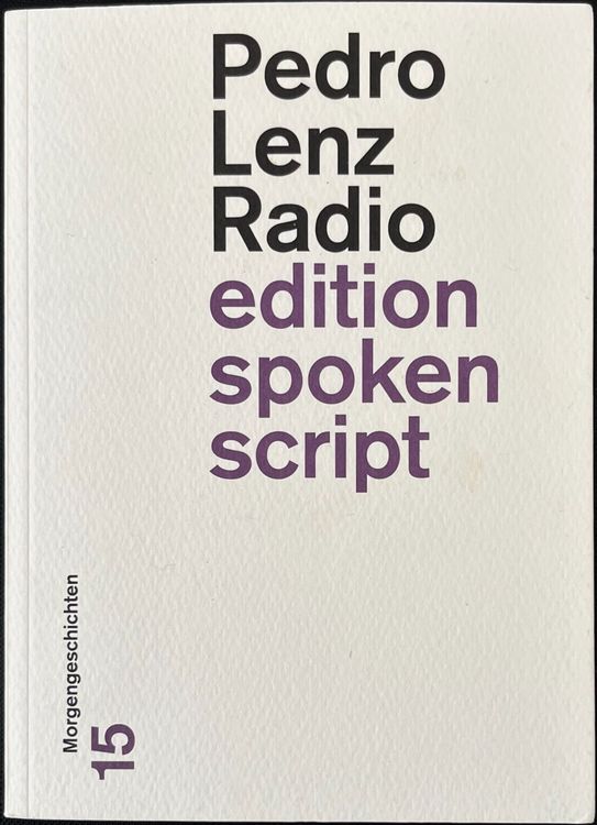 Pedro Lenz: Radio (Gebraucht) in für CHF 3.5 – mit Lieferung auf Ricardo kaufen