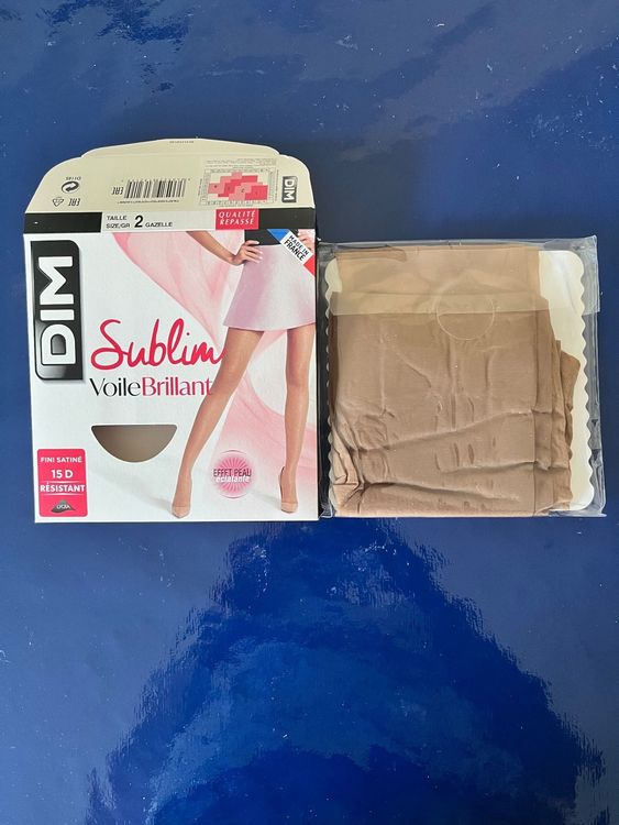 Strumpfhose Sublim Voile Brillant, DIM, Gr. 2 (M), Gazelle (Neu und ...