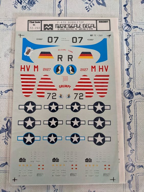 Microscale Decals P-47 Bubbletop (Gebraucht) in Neuenhof für CHF 12 ...