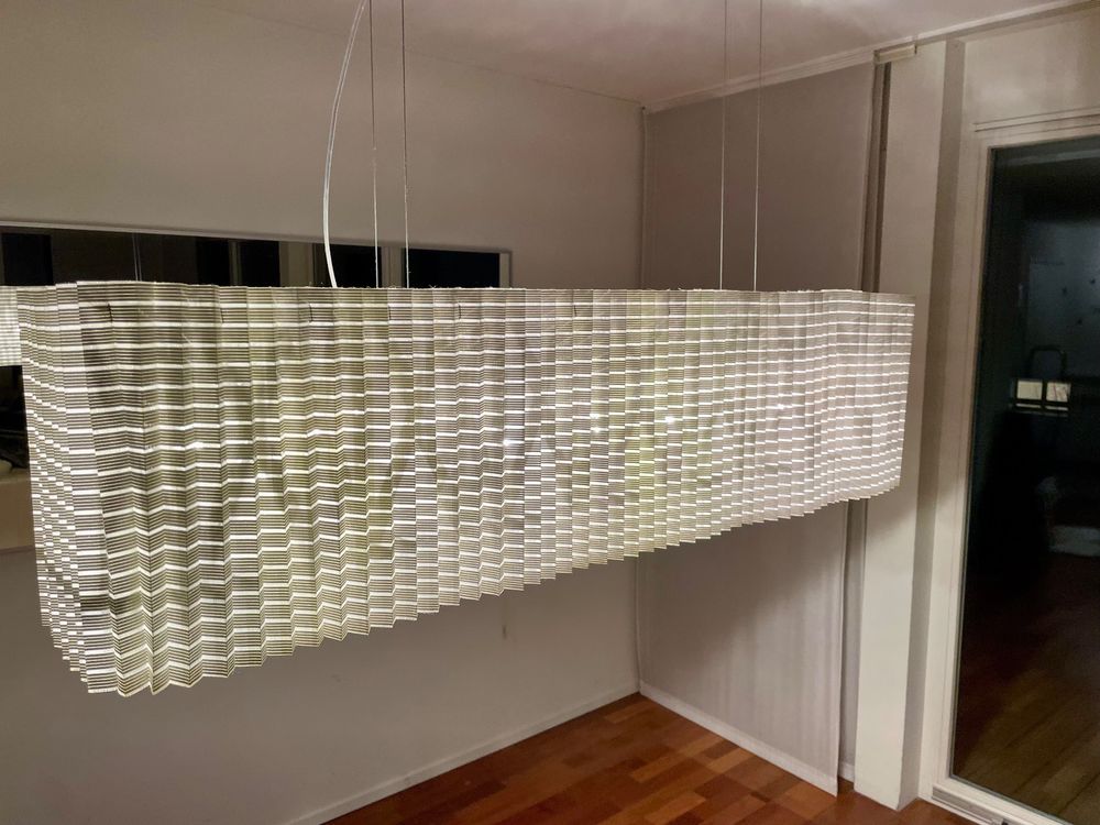 Hängeleuchte, dimmbar, Luceplan Plissé D62 by Inga Sempé (Gebraucht) in ...