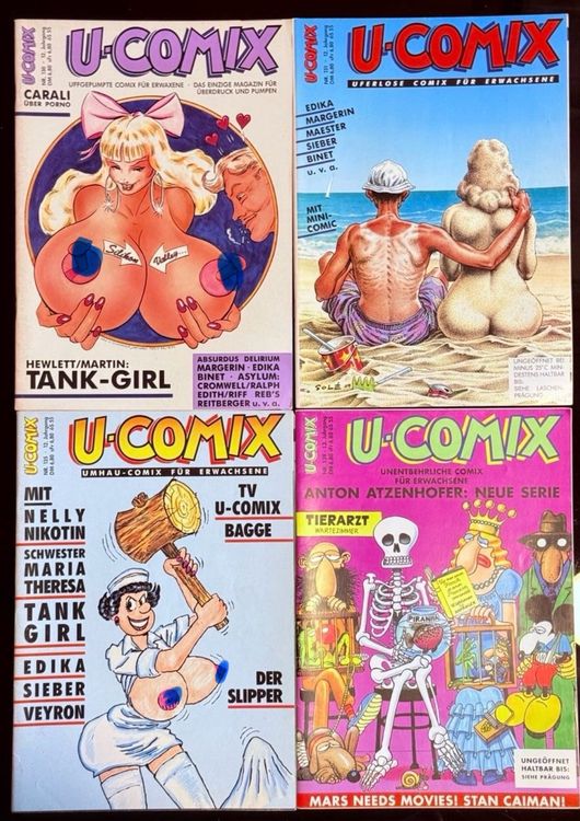 4 U-Comix Hefte, 80er /18+ /Kult /Topping Amnesien (Gebraucht) in Zuerich für CHF 20 – mit ...
