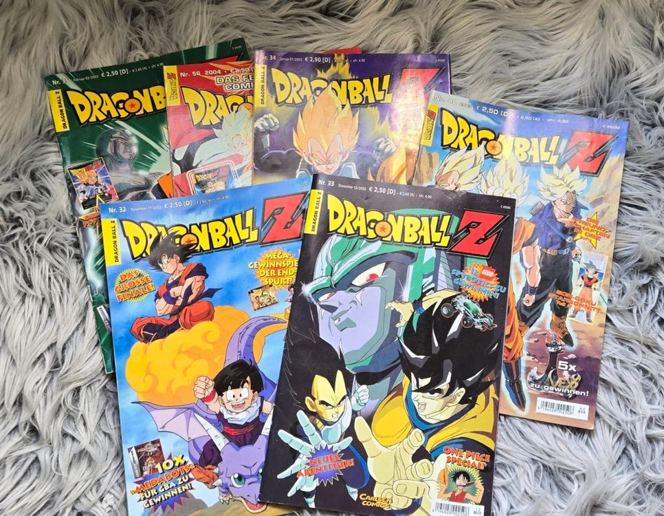 6 Dragonball Z Comics, Sammelstücke 2002 | Kaufen auf Ricardo