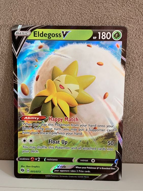 Eldegoss V ENG Champion's Path Pokemon 005/073 (Gebraucht) in ...