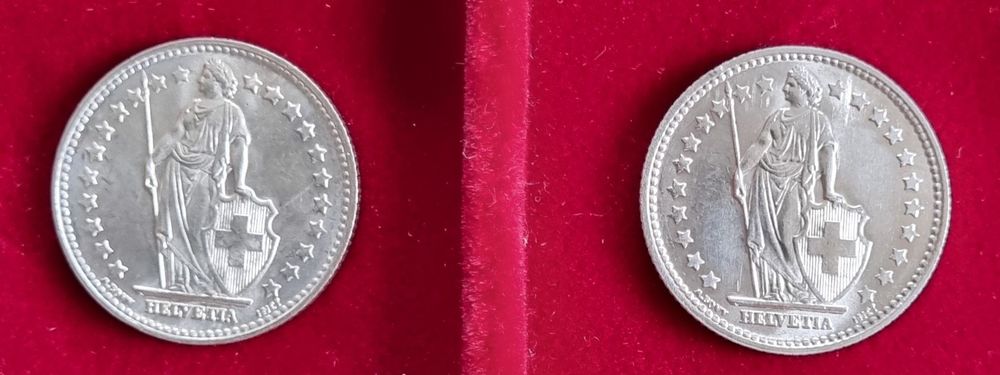 1 Fr 1955 unz-stg 2 Stk à Fr 30.00 Total 46.00 | Kaufen auf Ricardo