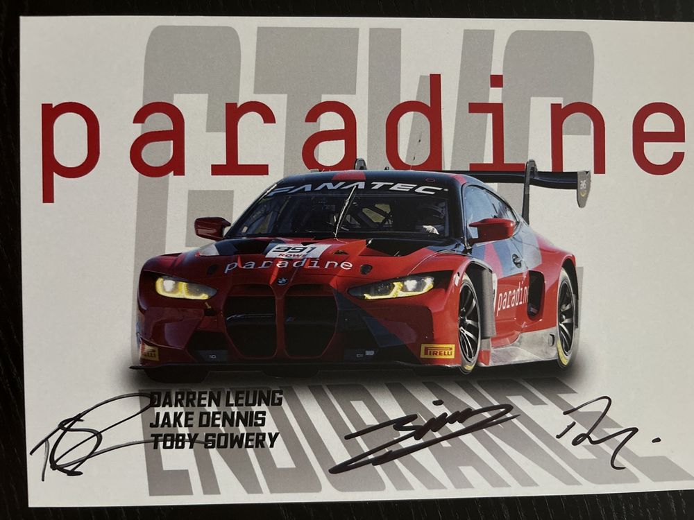 Signiertes Fanatec GT World Challenge Poster 2022 (Gebraucht) in ...