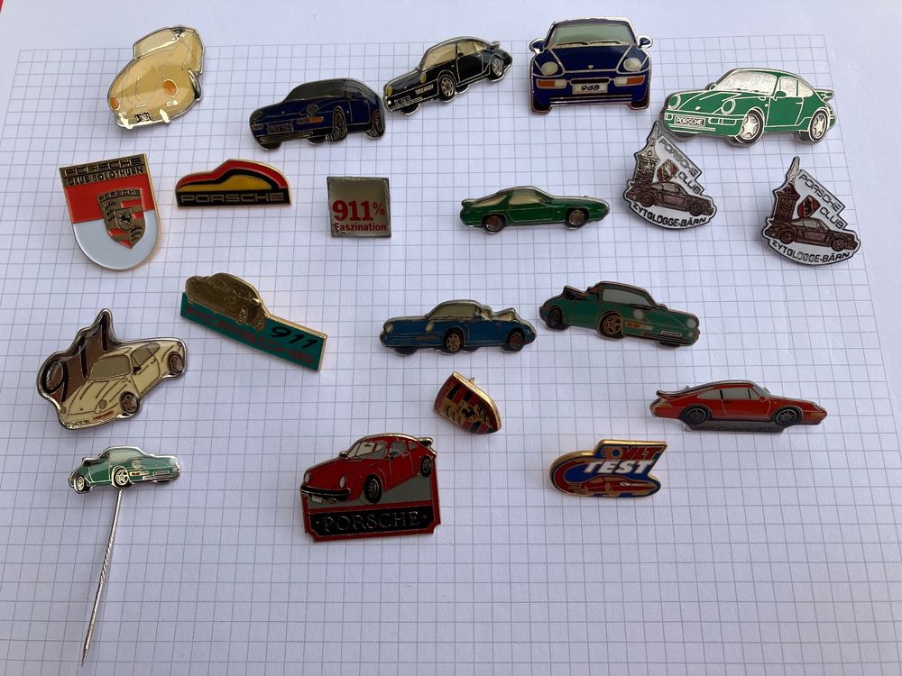 20 Porsche-Pins (Gebraucht) in Rüegsauschachen für CHF 6 – mit ...