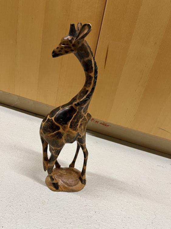Holz Giraffe Afrika | Kaufen auf Ricardo