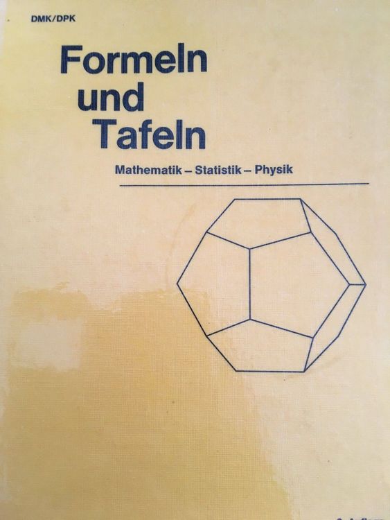 Formeln und Tafeln | Kaufen auf Ricardo