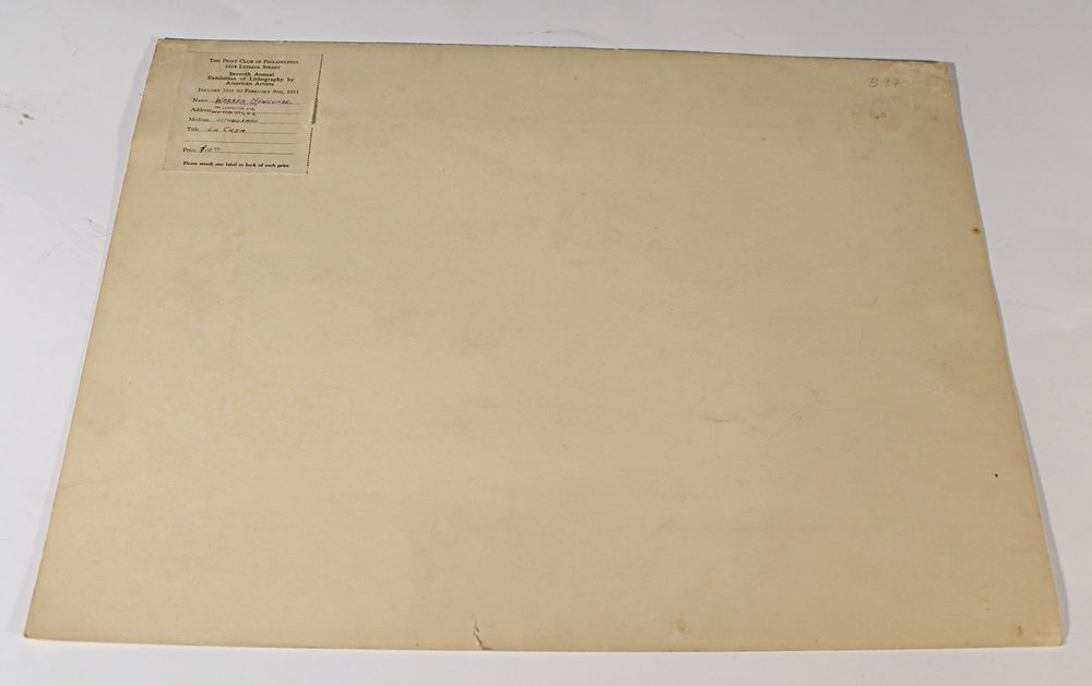 Warren Newcombe 1894-1960 Lithographie La Casa 1934 handsig. (Gebraucht ...