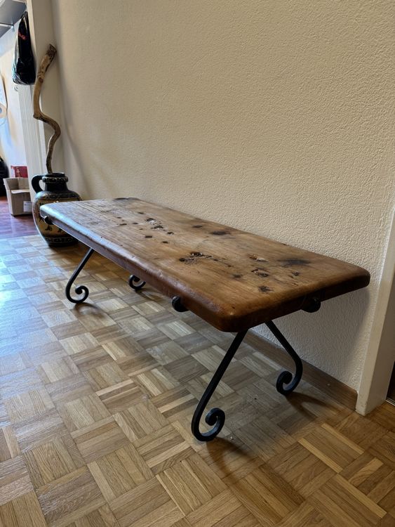 Wunderschne Alte Holzbank Zu Verschenken Bild