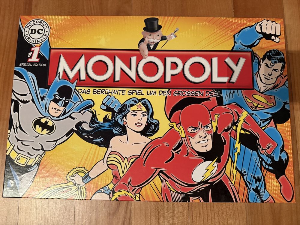 Monopoly DC Comics - Special Edition - Superhelden! (Neu (gemäss ...