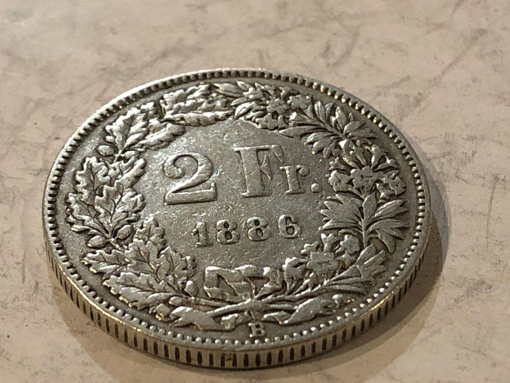 Schweiz 2 Franken 1886 Silber Rar | Kaufen auf Ricardo