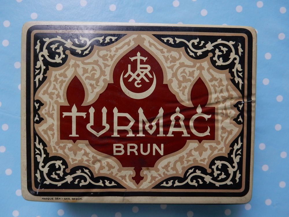 ältere TURMAC Tabakdose Blechdose Vintage Retro Deko Büchse (Gebraucht ...